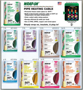 Pipe Heating Cables - Wrap-On